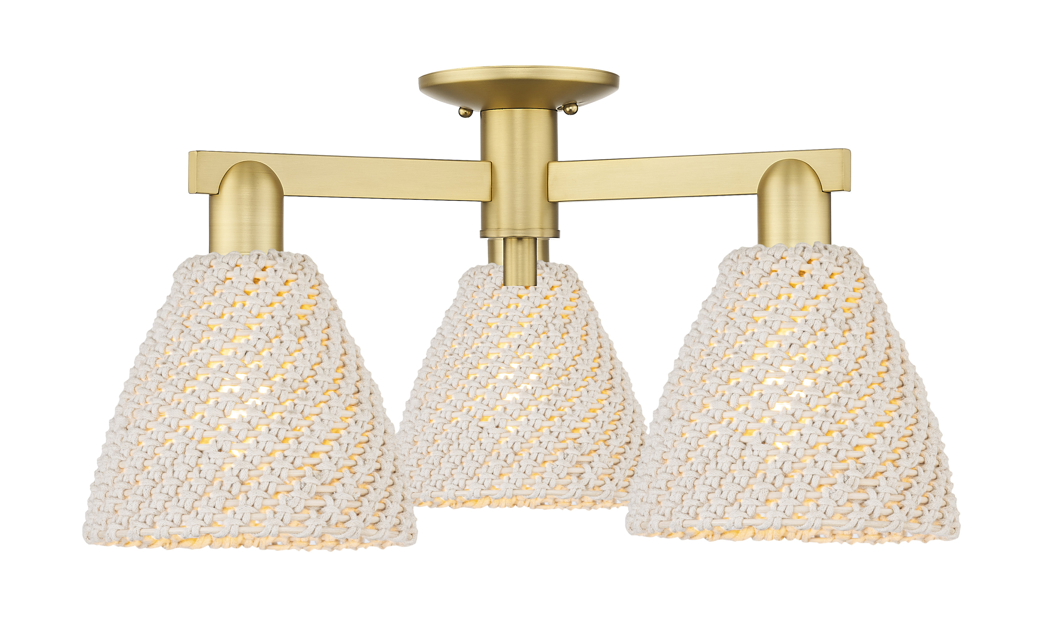 Mercer41 Sadye - 3 Light Semi-Flush Mount - Wayfair Canada