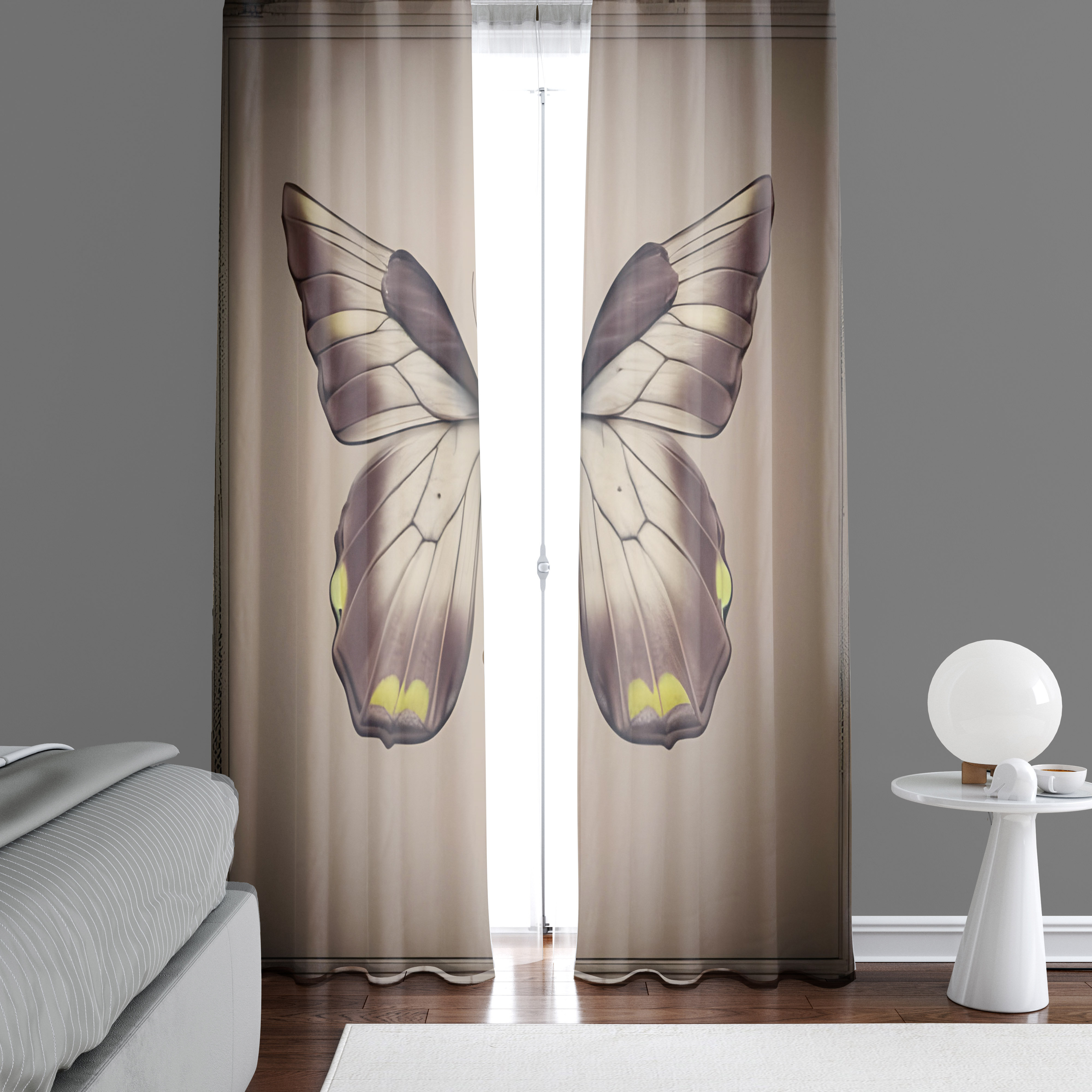 East Urban Home Diffendal Polyester Curtain | Wayfair