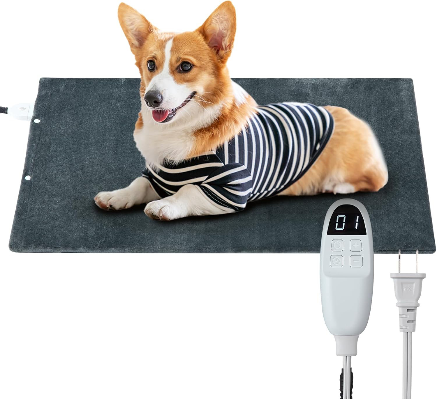 gaomon Pet Heating Pad, 6 Adjustable Temperature Dog Cat Heated Bed Pad ...