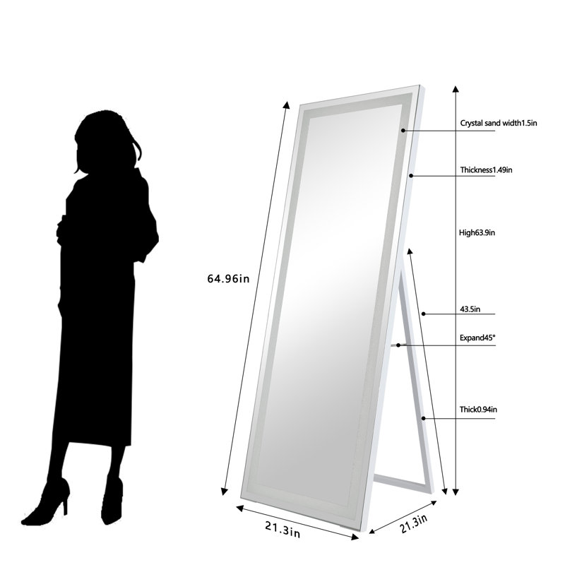 NO Rectangle LED Mirror | Wayfair