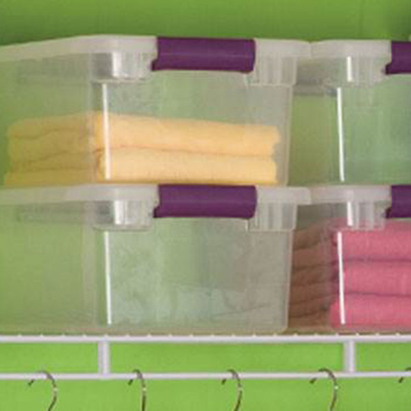 Sterilite 27 Qt Storage Container, 6 Pack, & 15 Qt Storage Container ...