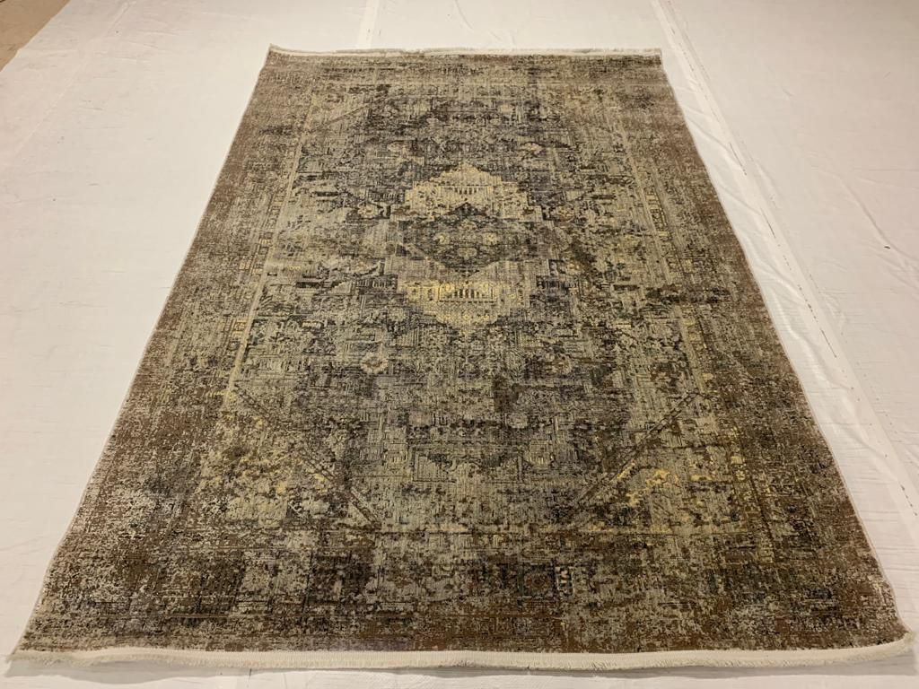 Home and Rugs 5'2" x 7'6" Hand Tufted Modern Contemporary Antep Area ...