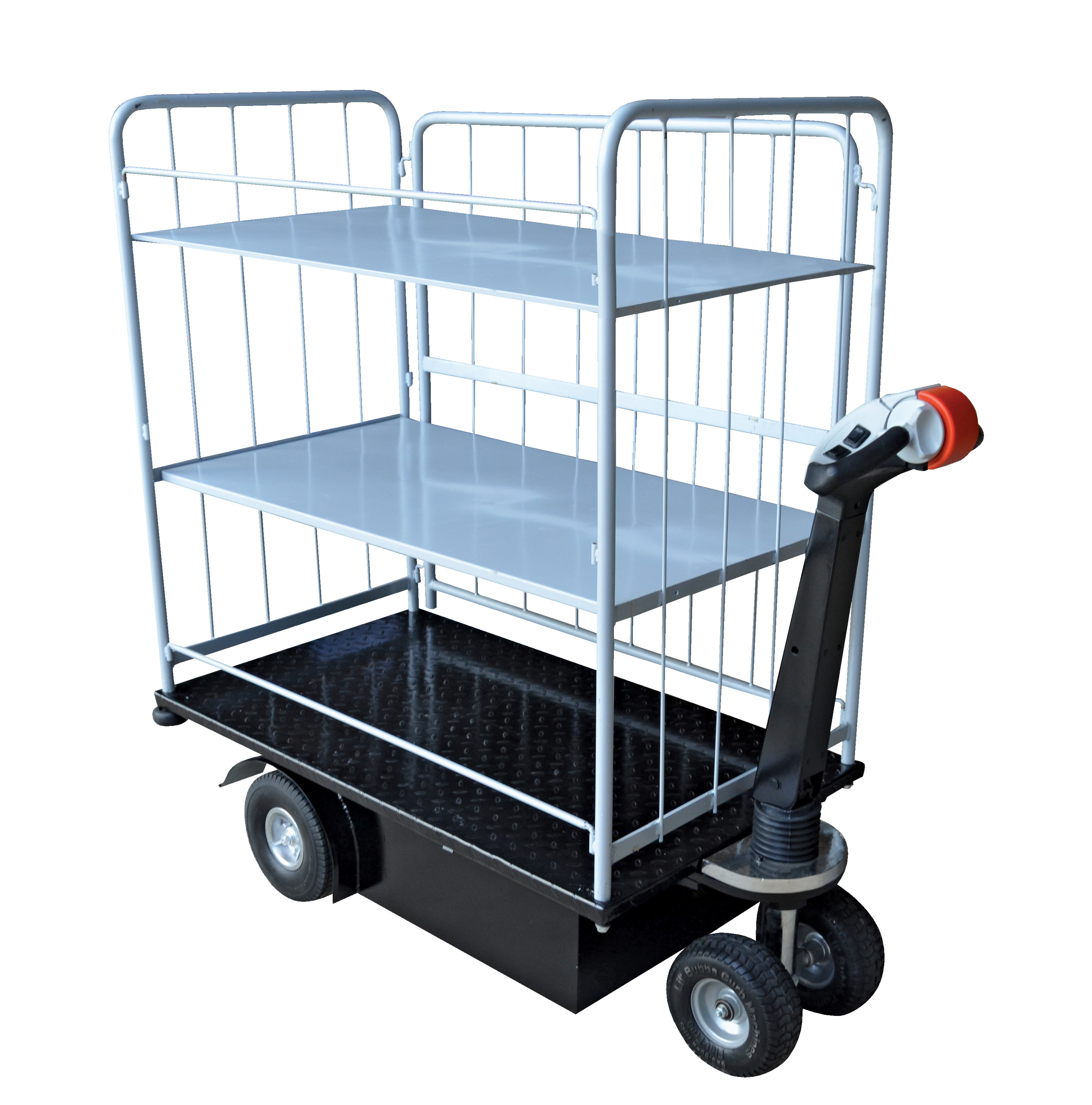Vestil Traction Drive Utility Cart with 2 Shelf Side Load - Wayfair Canada