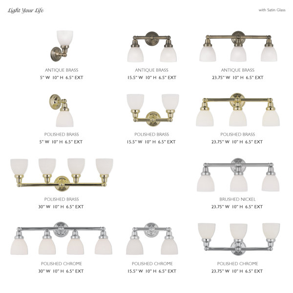 Lark Manor Amida 3 - Light Dimmable Vanity Light & Reviews | Wayfair