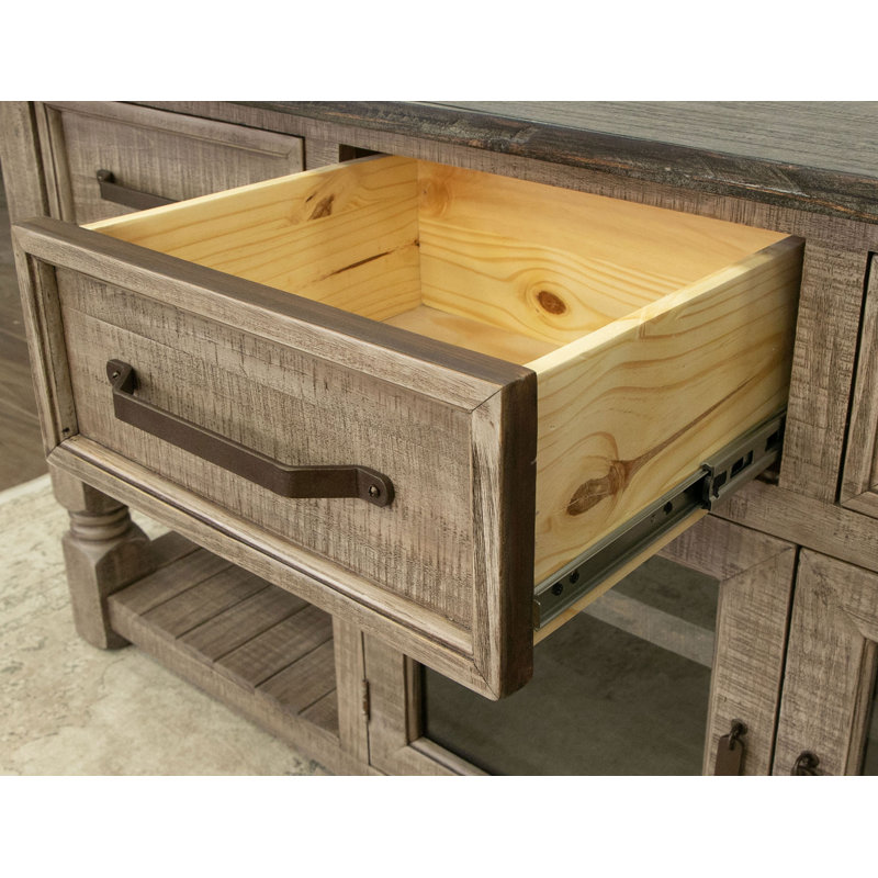 International Furniture Direct Natural Stone 4 Drawers 2 Doors, TV ...