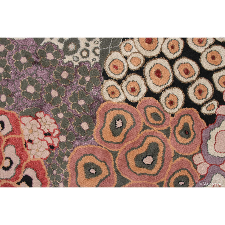 Nazmiyal Collection Round Colourful Mid Century Modern Rug - Wayfair Canada