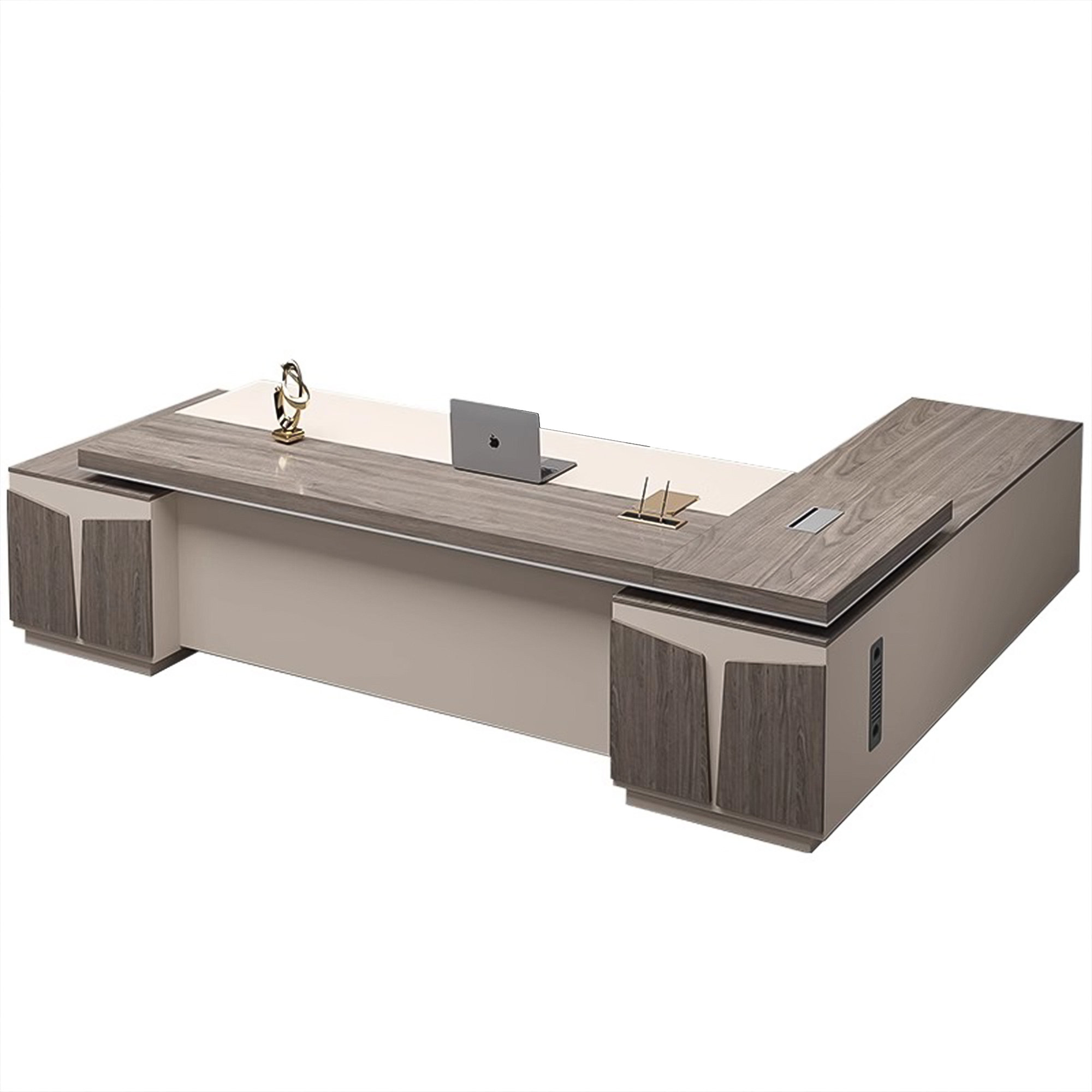 Hokku Designs L-Shaped Modern Luxury Executive Desk - Wayfair Canada