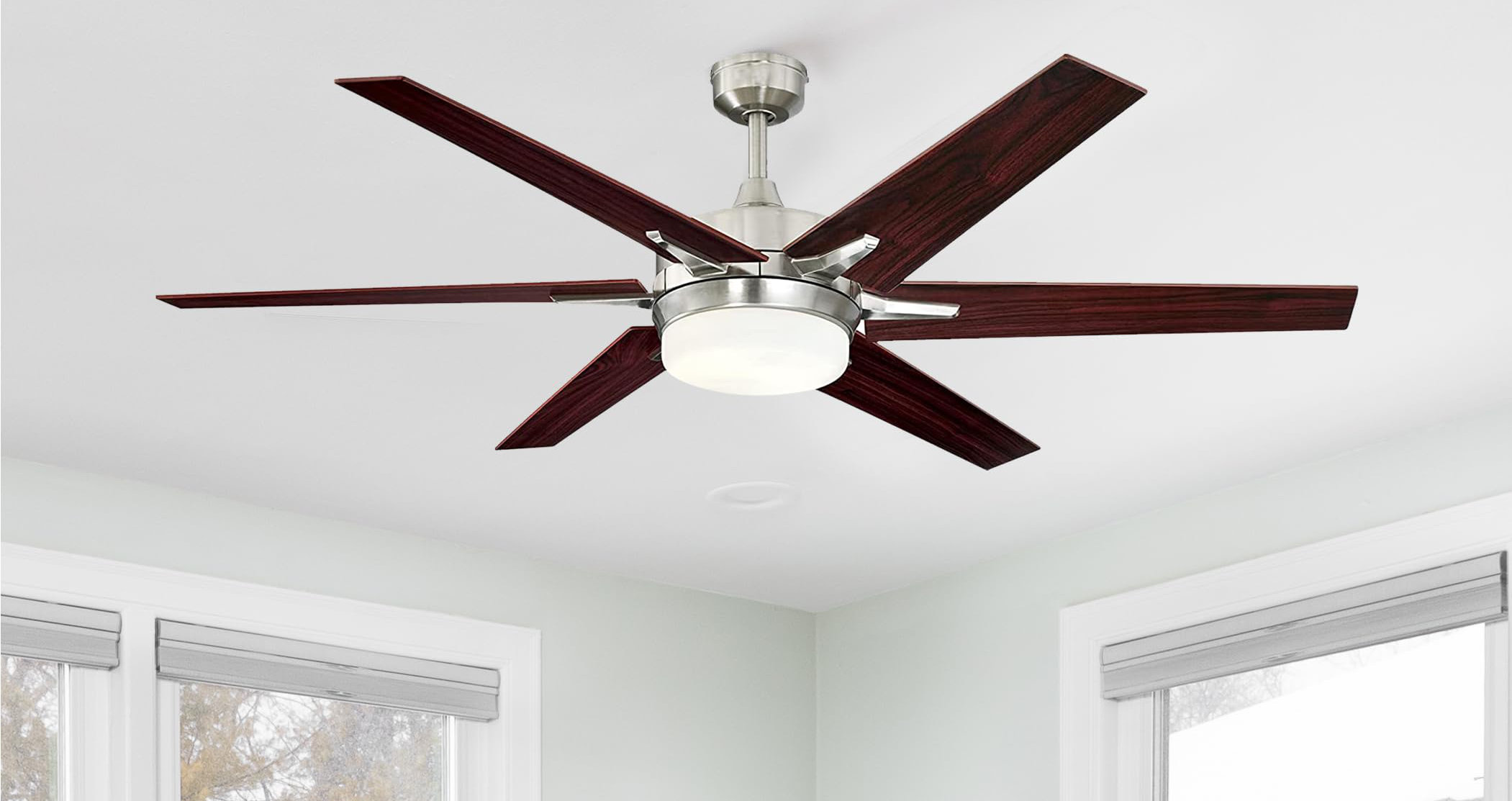 Latitude Run® 60-inch Ceiling Fans with Lights - Smart Ceiling Fan for ...