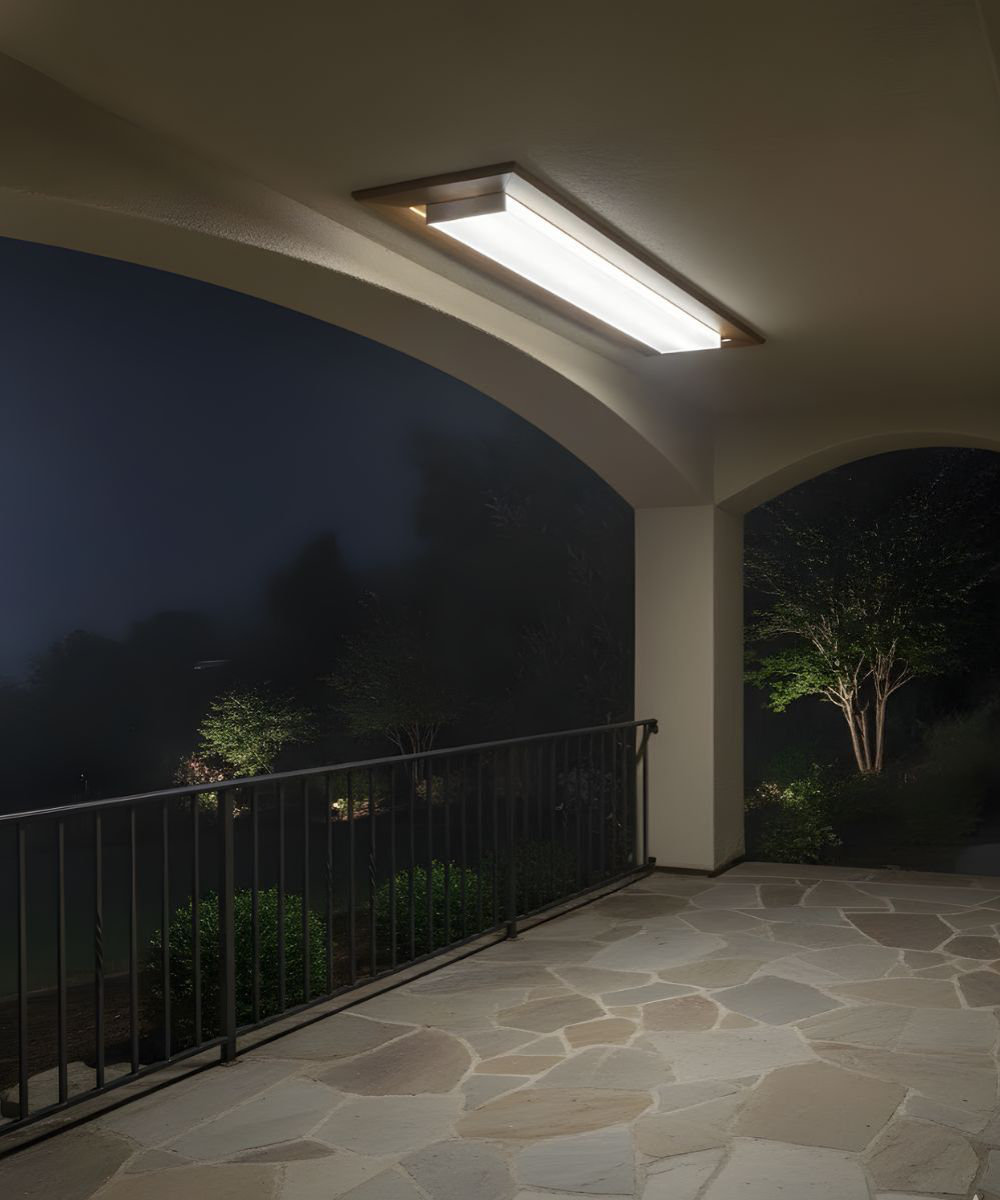 RP Lighting + Fans 49"w Prismatic Wraparound 1-Light Integrated LED ...