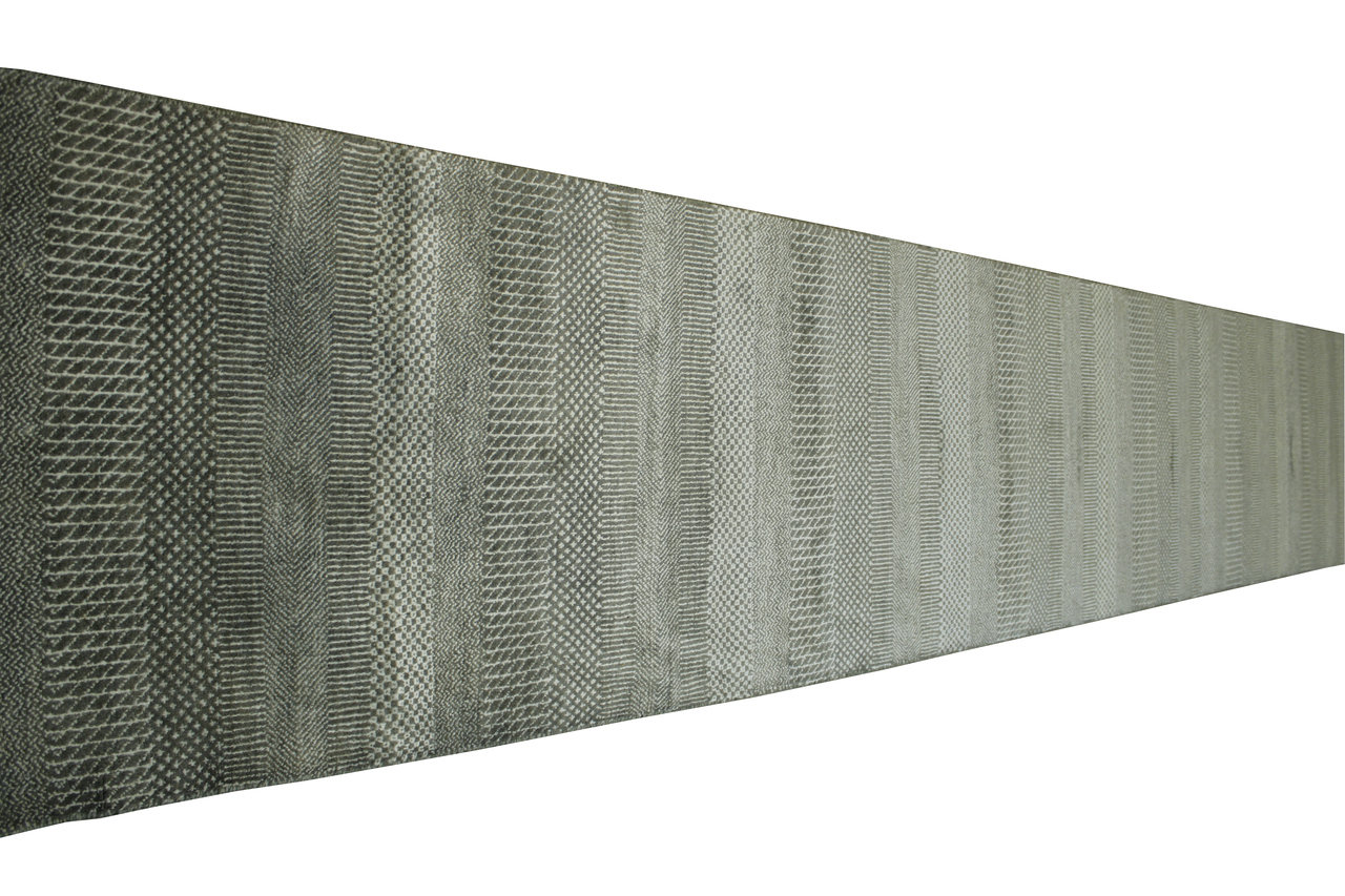 Isabelline Shirly One-of-a-Kind 2.7x15.6 Runner Area Rug Grey | Wayfair