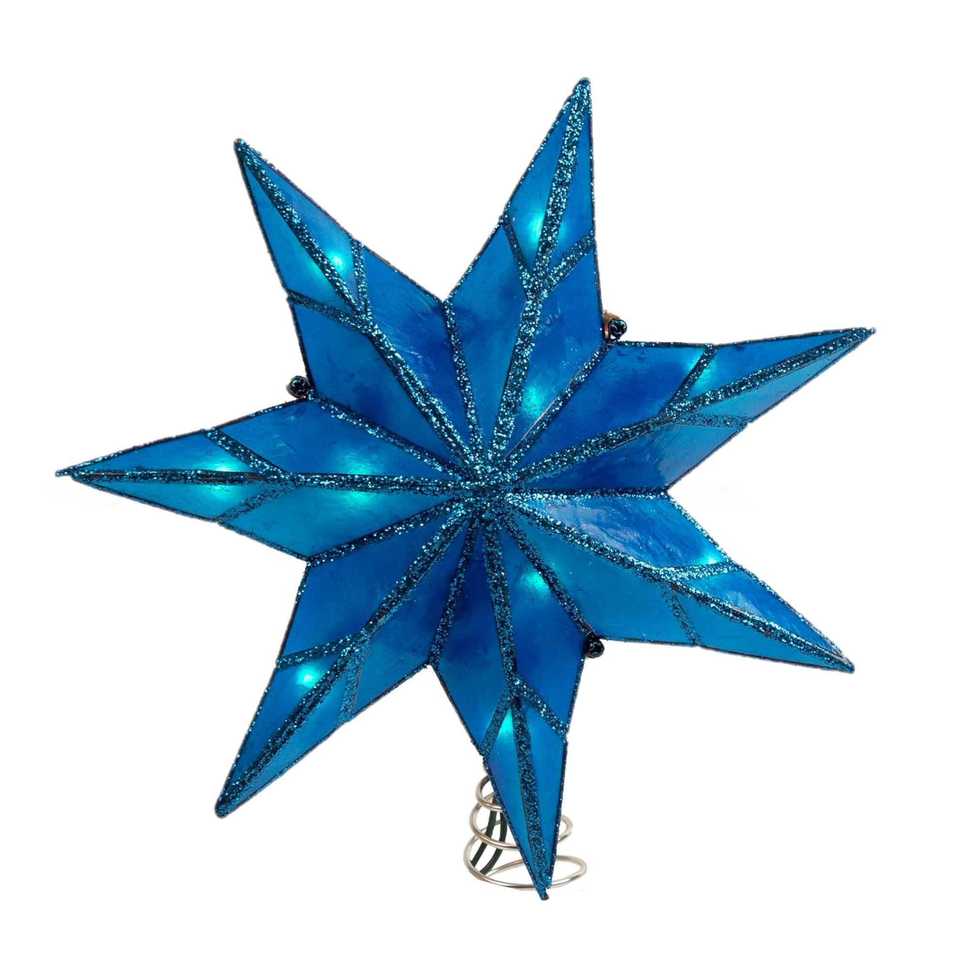Kurt Adler 10-Light 7-Point Capiz Star Tree Topper & Reviews | Joss & Main