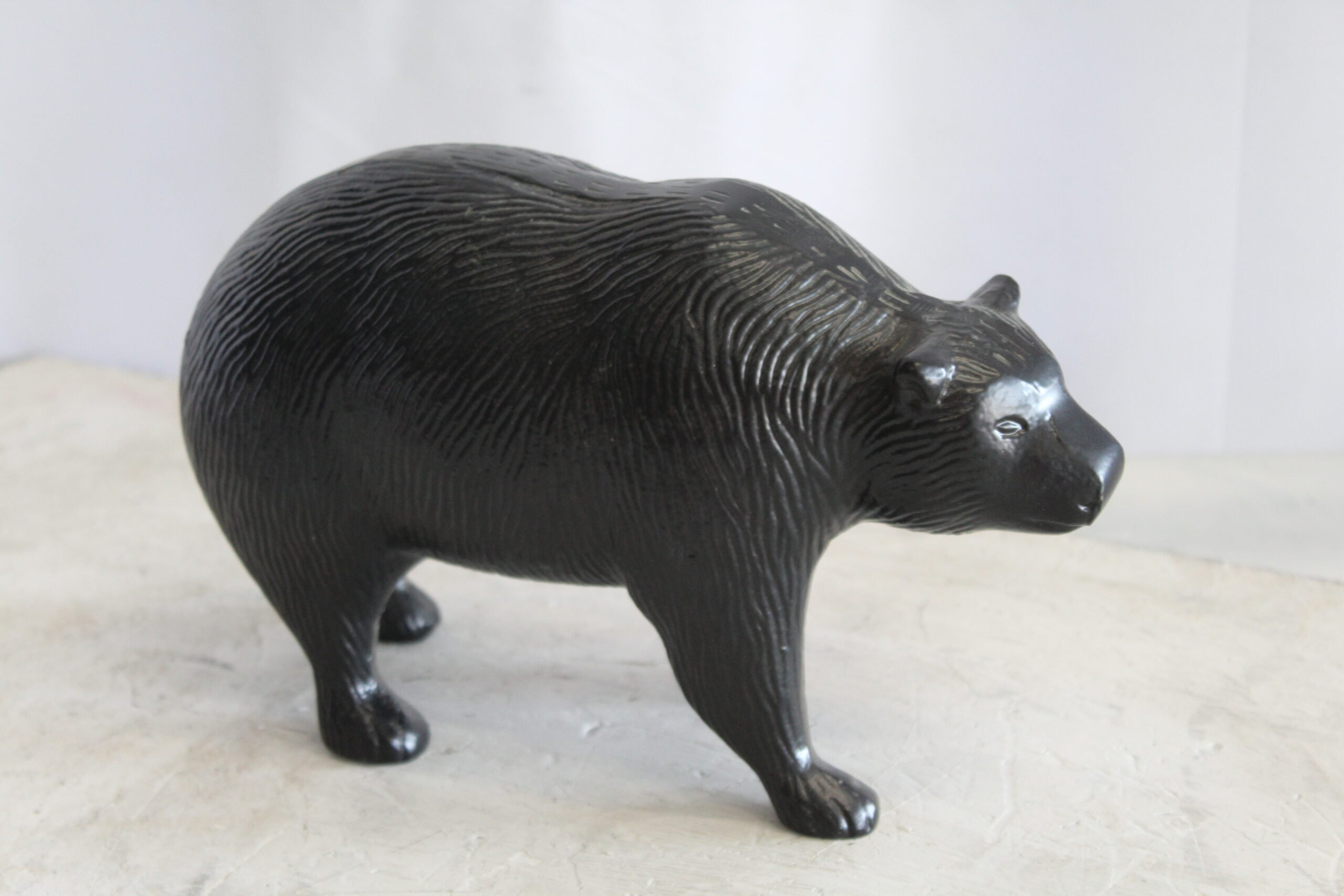Mercer41 Gundela Abstract Aluminum Small Bear Sculpture, Majesty for ...