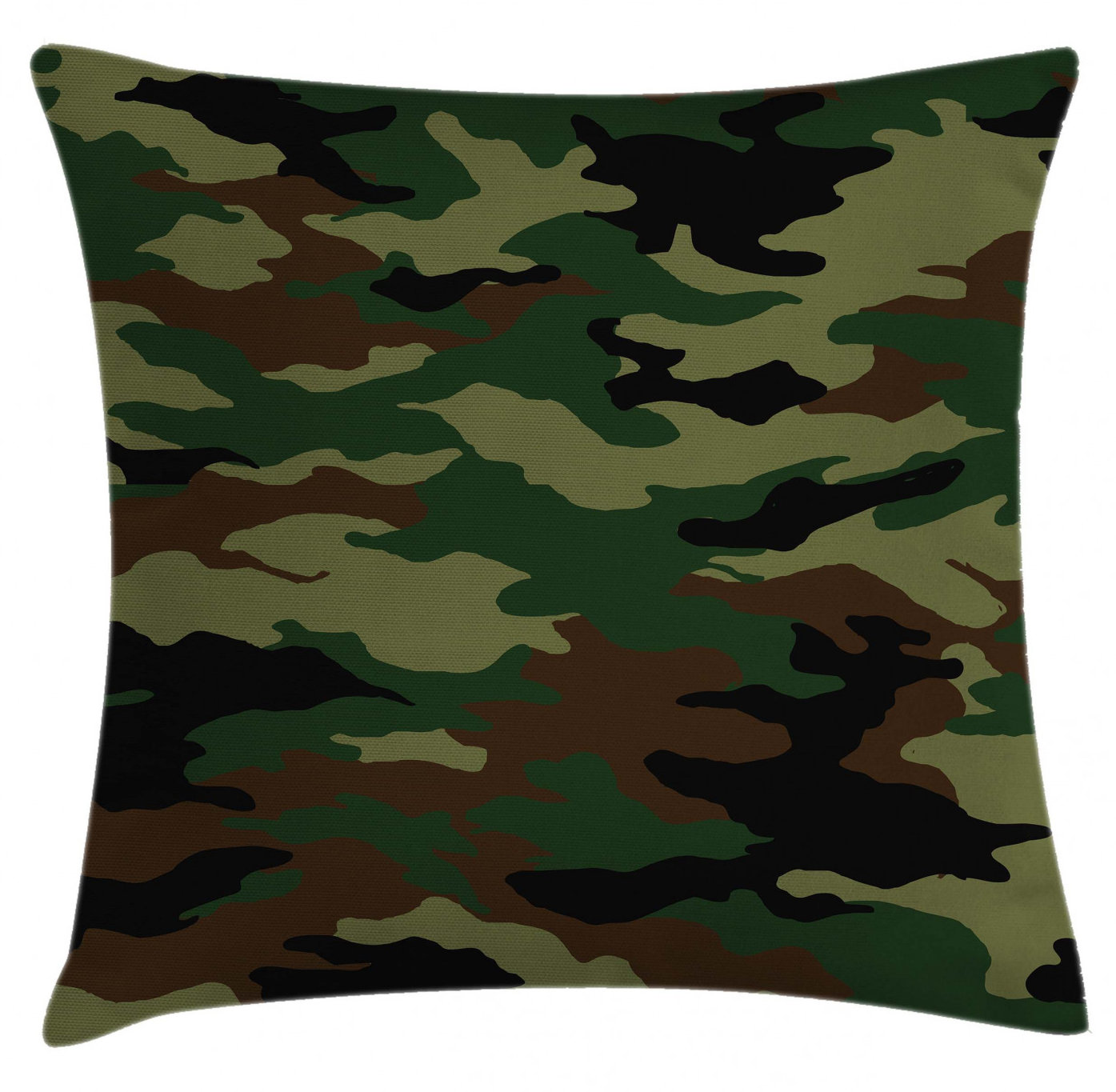 Ambesonne Indoor / Outdoor Camouflage 40" Throw Pillow Cover | Wayfair