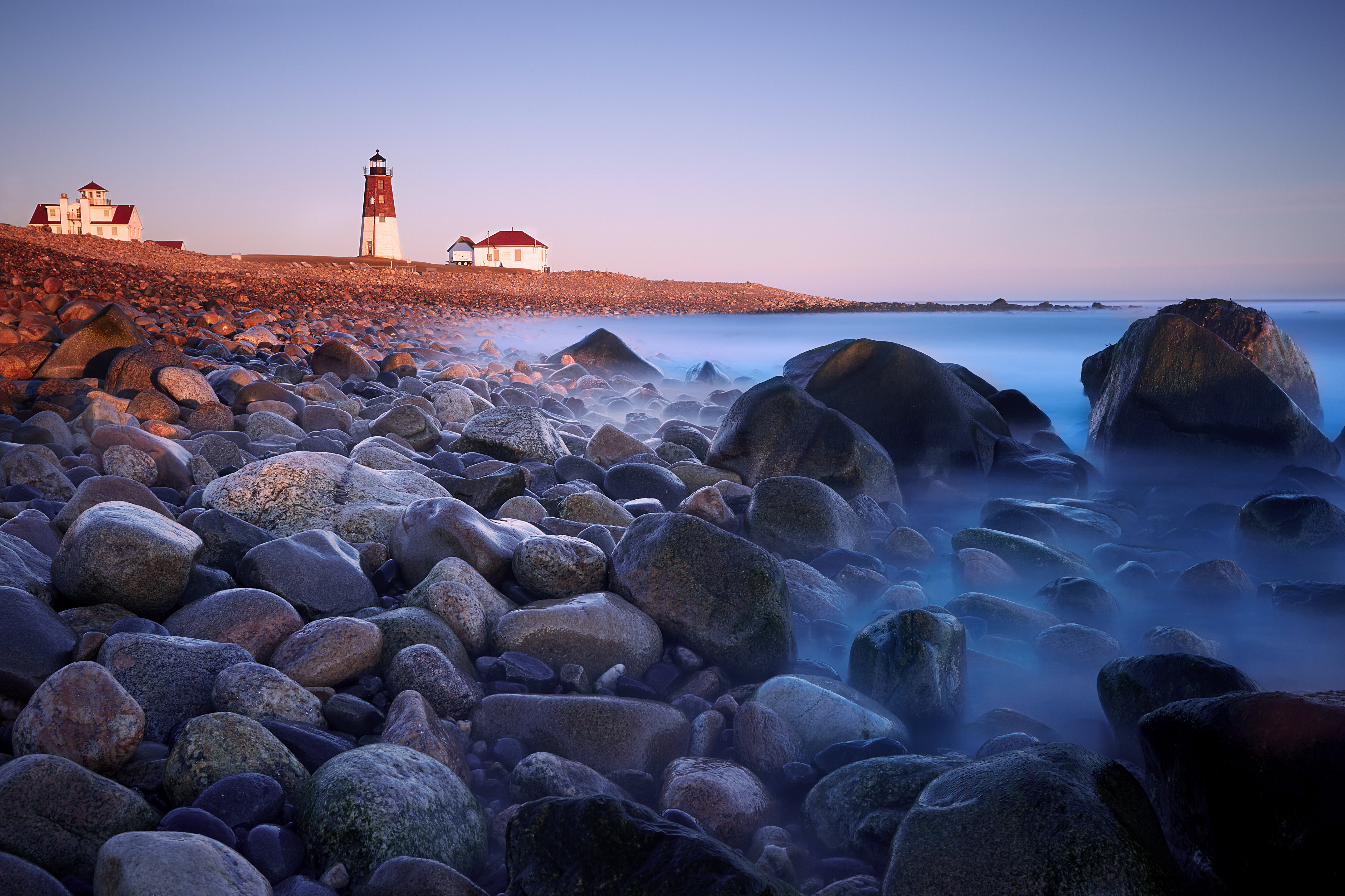 Breakwater Bay Point Judith Lighthouse by Nayuco - Wrapped Canvas ...