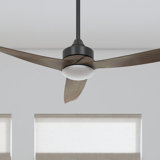 Silver Indoor Ceiling Fans You'll Love | Wayfair