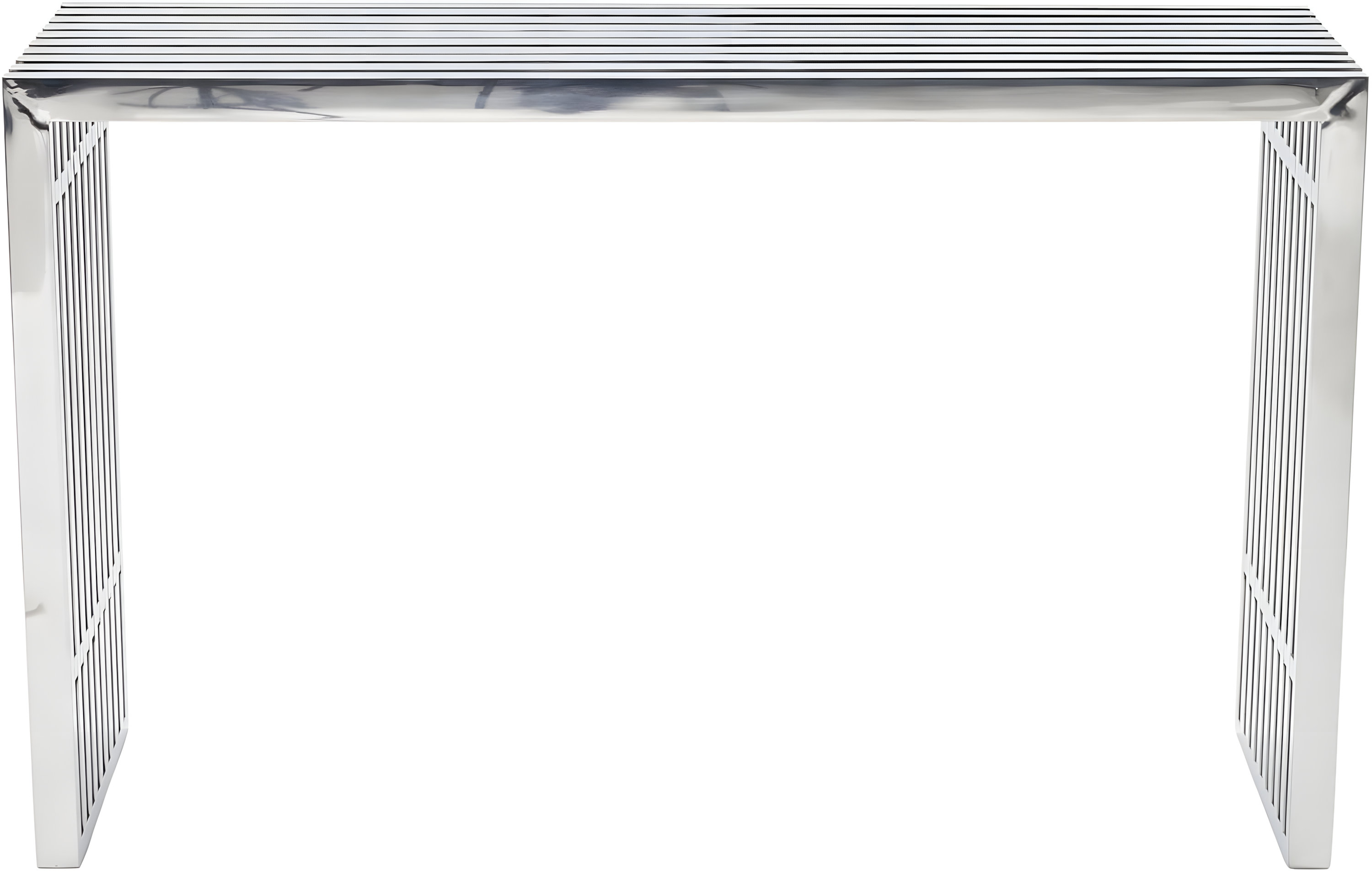 Corrigan Studio® Contemporary Stainless Steel Console Table With ...