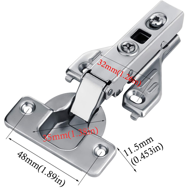 elysian Full Overlay Cup Hinge Soft Close Face Frame Cabinet Hinge ...