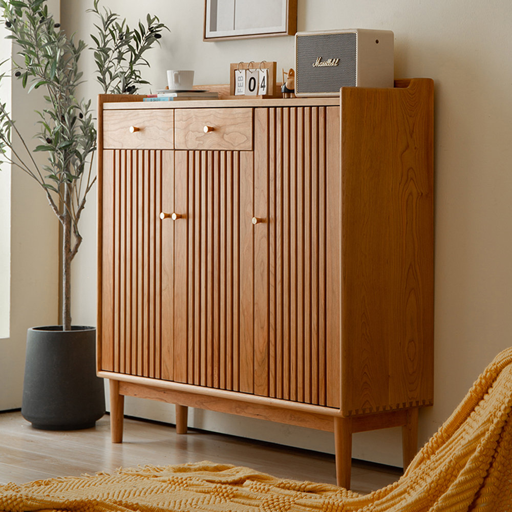 SUPROT Solid wood shoe storage cabinet cabinet entrance - Wayfair Canada