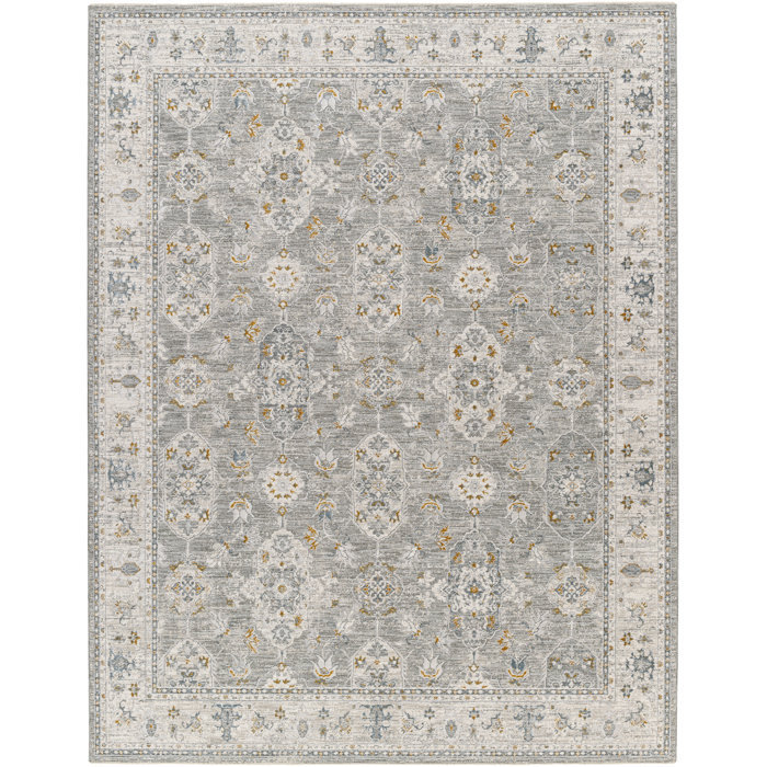 Laurel Foundry Modern Farmhouse Cremorne Traditional Gray Area Rug ...
