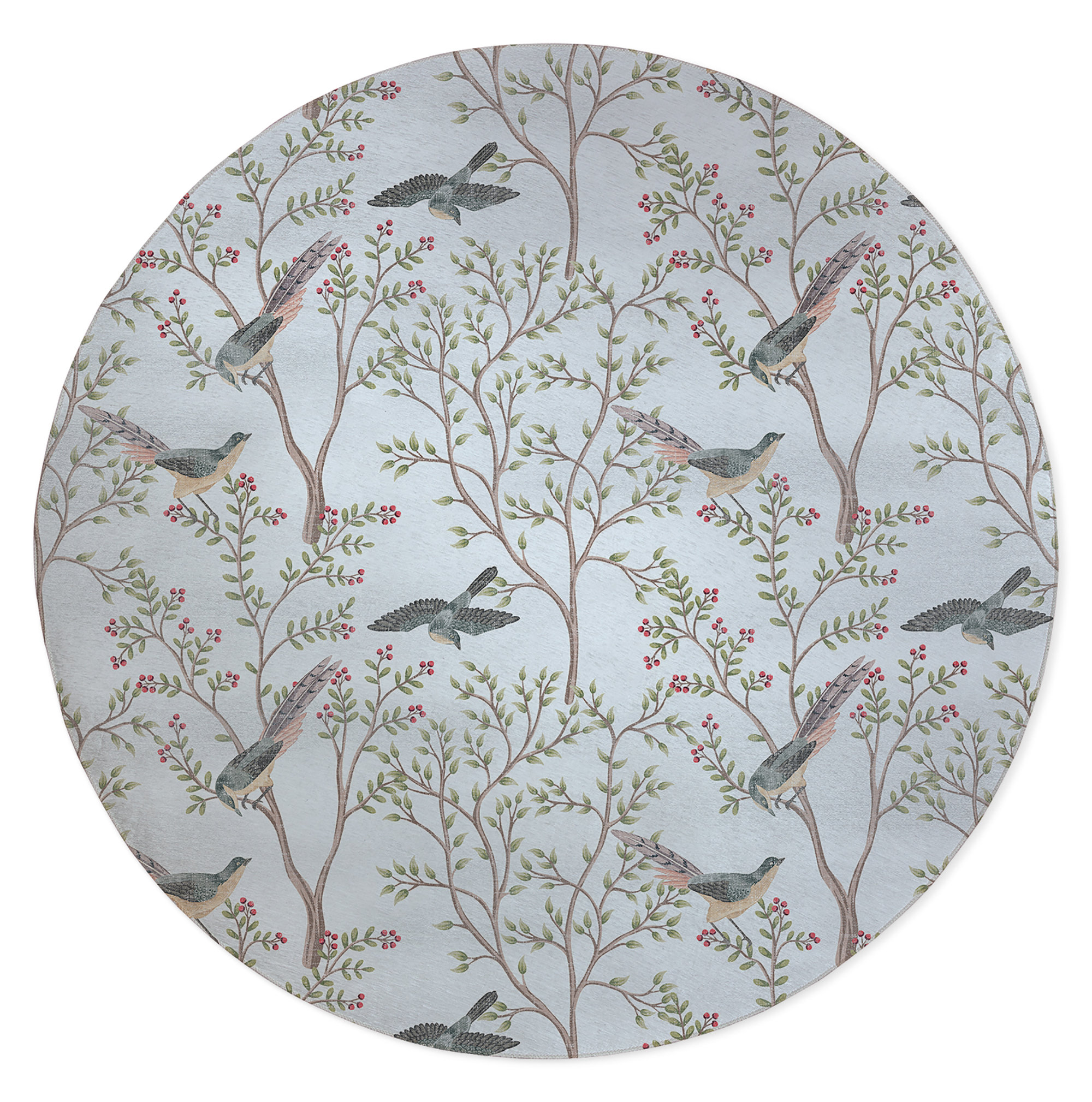 KAVKA DESIGNS Chince Straight Round Chair Mat - Wayfair Canada