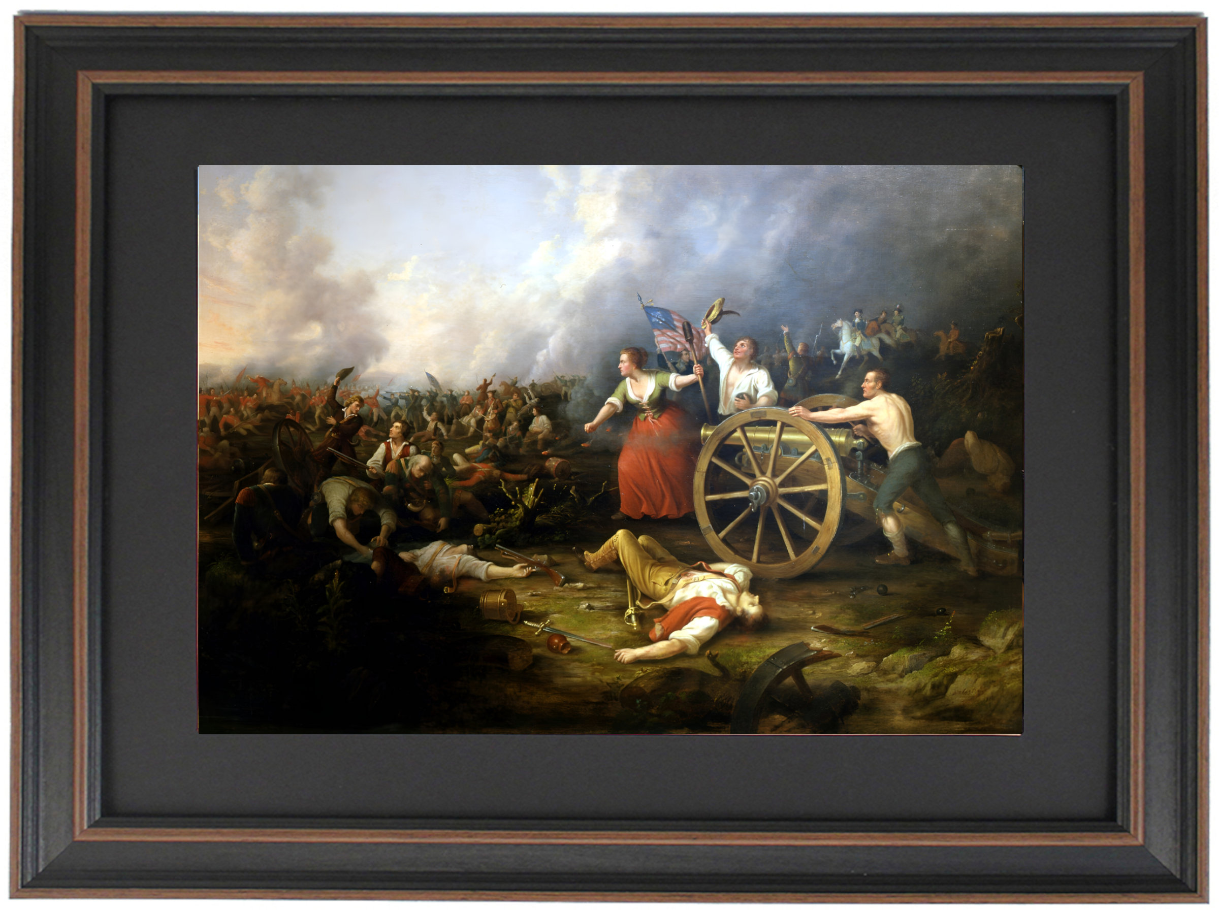 Alcott Hill® Framed Molly Pitcher At Battle Of Monmouth By Dennis ...