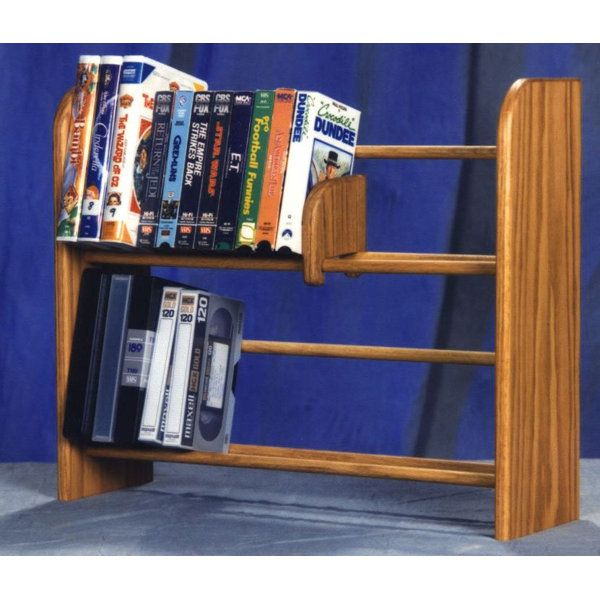 Rebrilliant Dowel-Style Wooden DVD/VHS Rack - 05 Series & Reviews | Wayfair