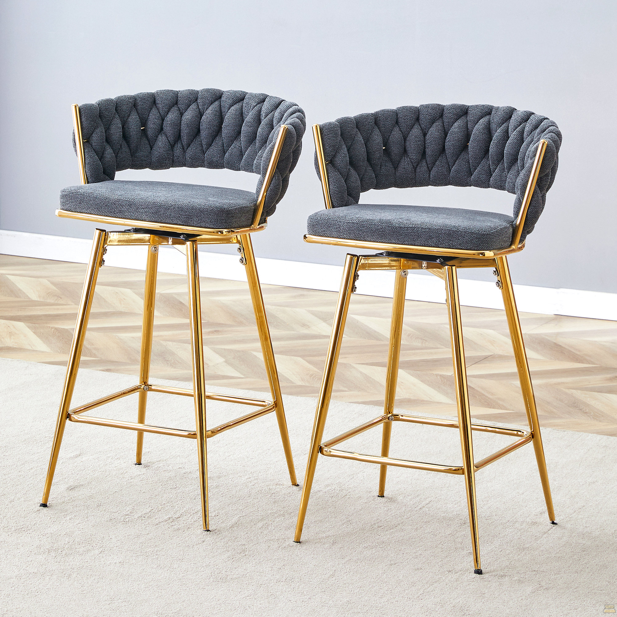 Latitude Run® Two-Piece Rotating Swivel Chair - Wayfair Canada