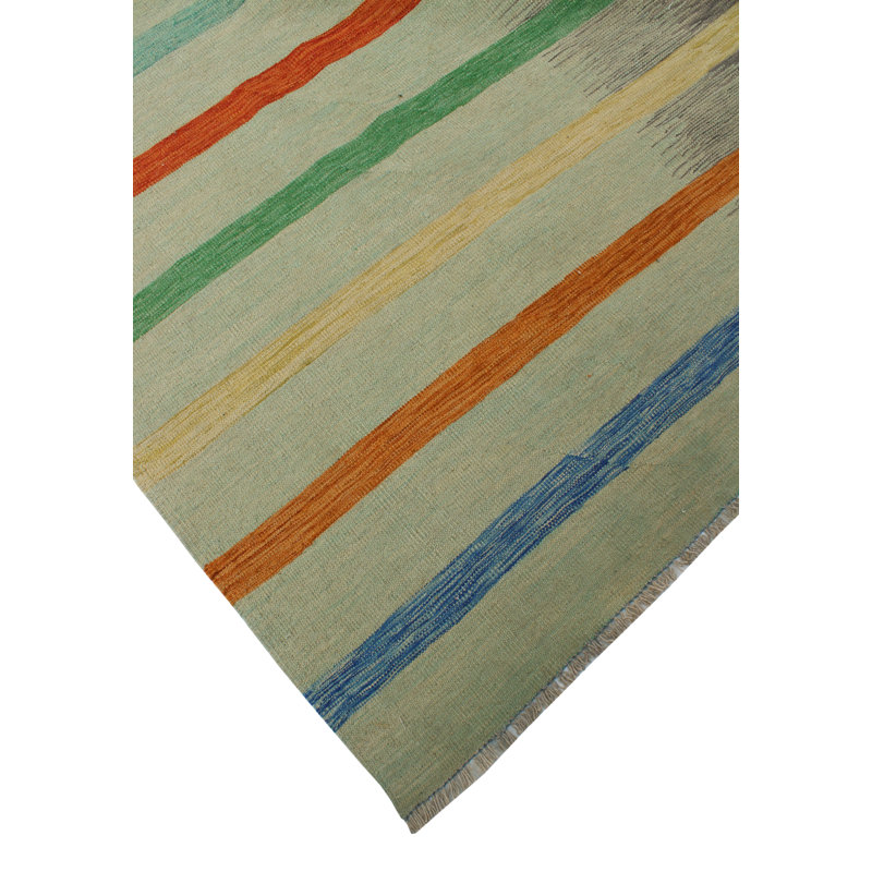 Foundry Select Benge Hand Knotted Wool Geometric Rug | Wayfair