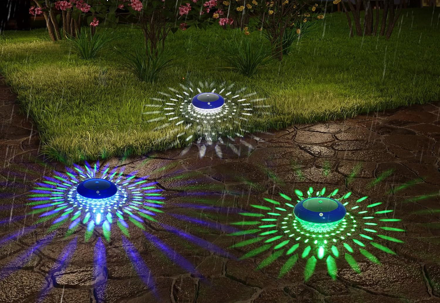 Fashion Finesse Solar Floating Pool Lights, RGB Colour Changing Pool ...