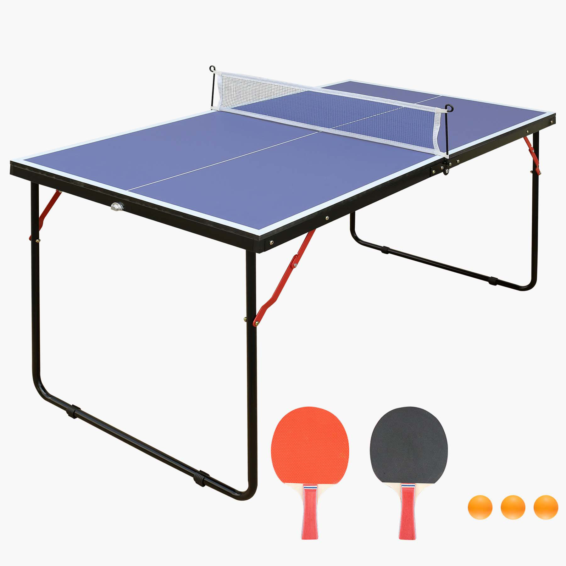 Beyong Foldable Table Tennis Table (Paddles Included) | Wayfair