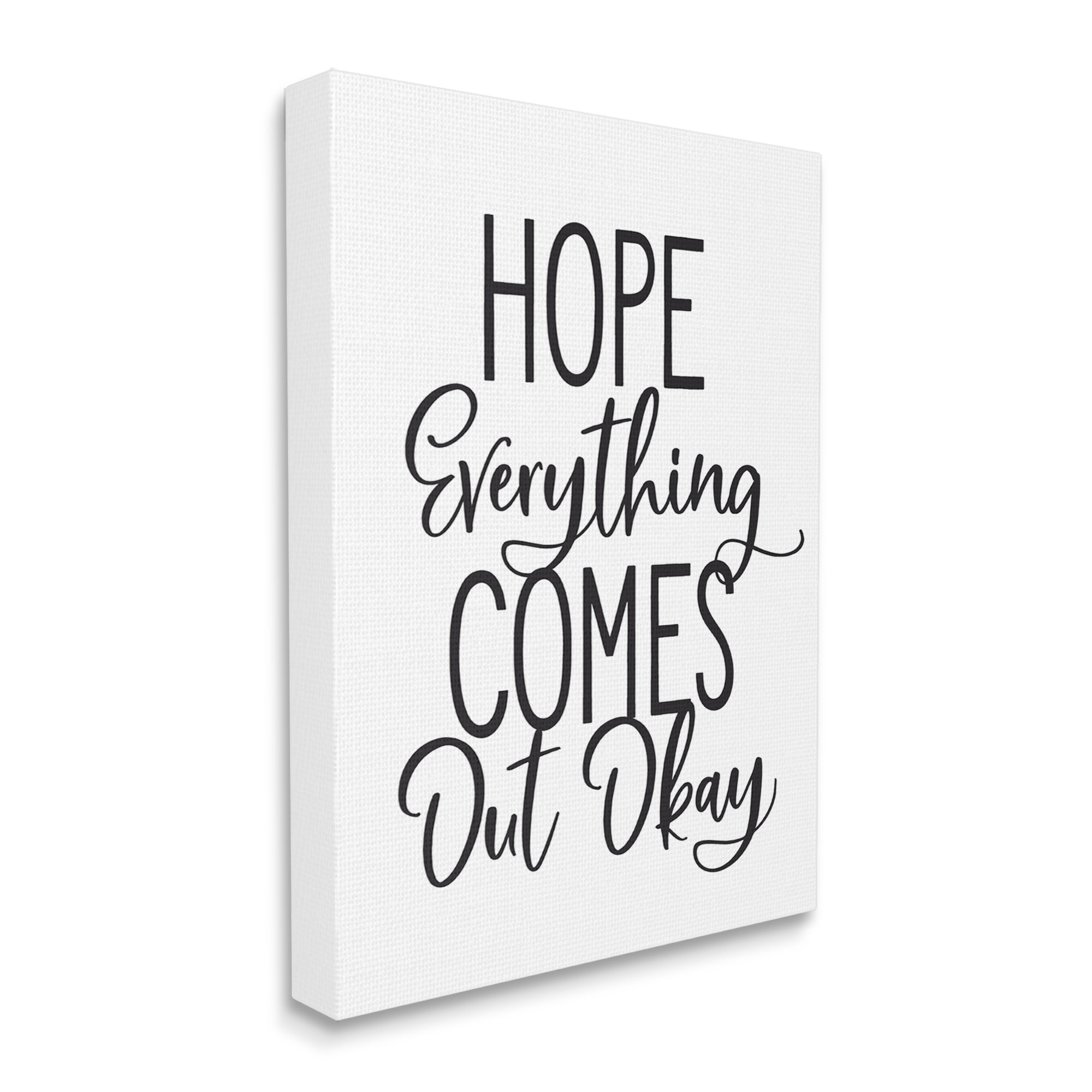 Stupell Industries Casual Bathroom Calligraphy Sign Humor Phrase by ...