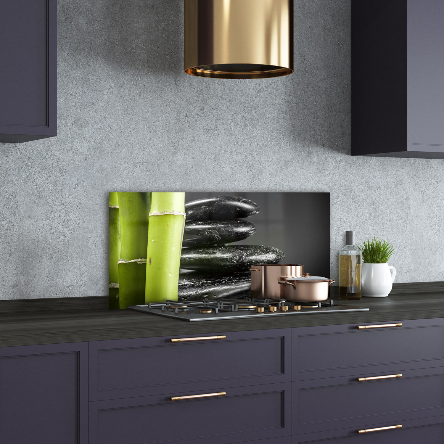 Ebern Designs Loreyna 50cm x 100cm Glass Panel | Wayfair.co.uk