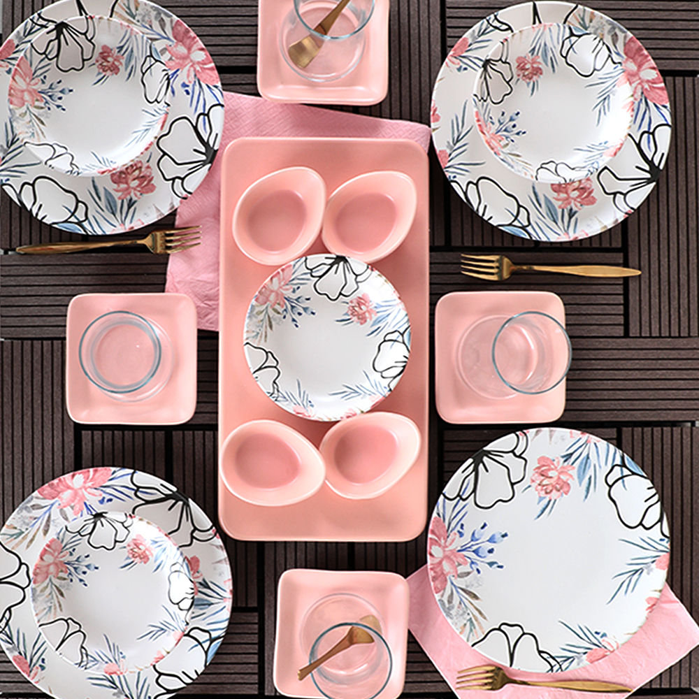 East Urban Home Anissa 21 Piece Dinnerware Set, Service for 4 | Wayfair