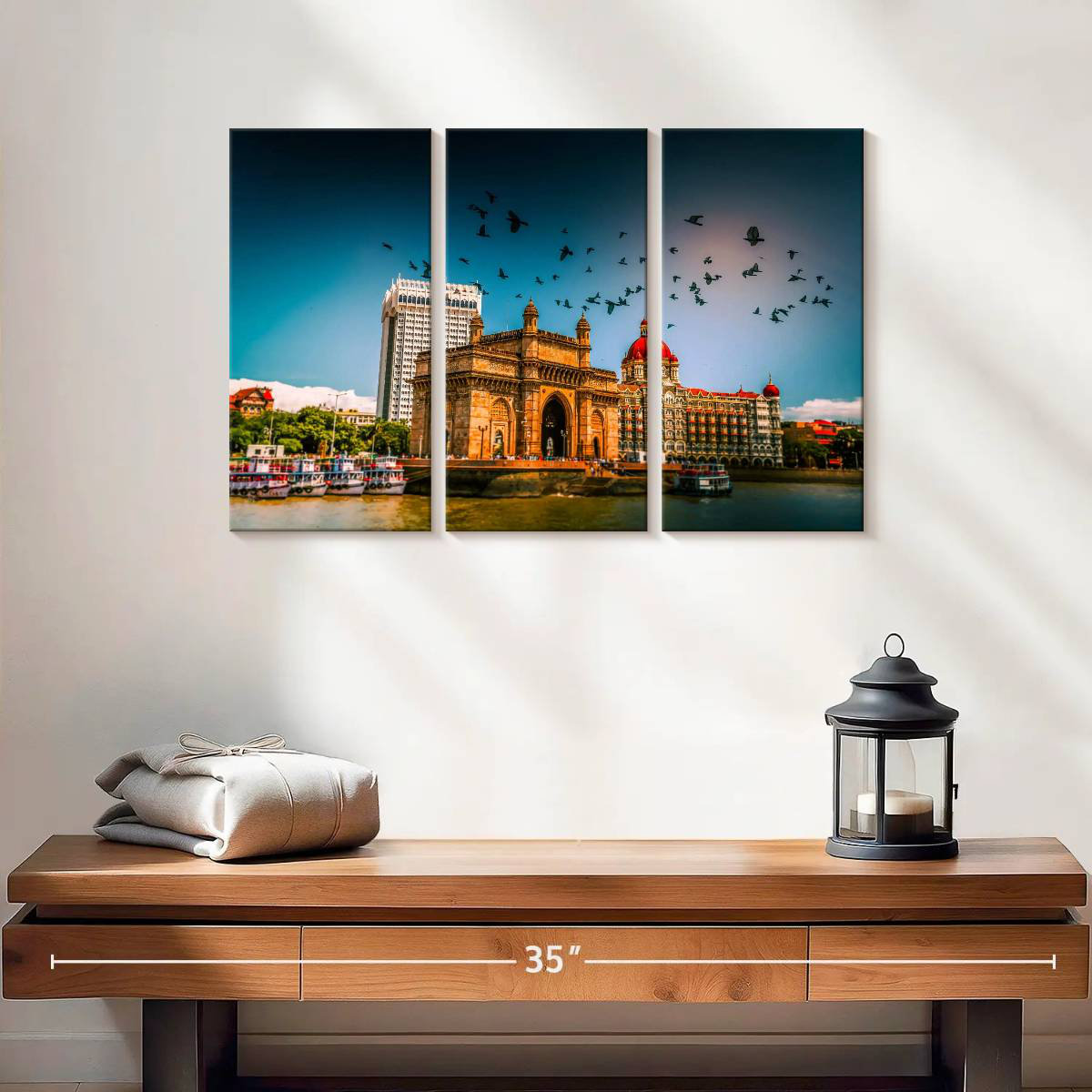 Ebern Designs Tergel Gateway Of India Vignette | Wayfair