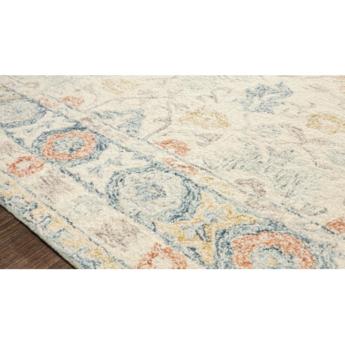One Allium Way® Mcclelland Hand Hooked Wool Oriental Indoor Rug ...
