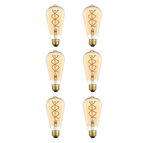 Elegant Lighting 40 Watt Equivalent ST18 E26/Medium (Standard) Dimmable ...