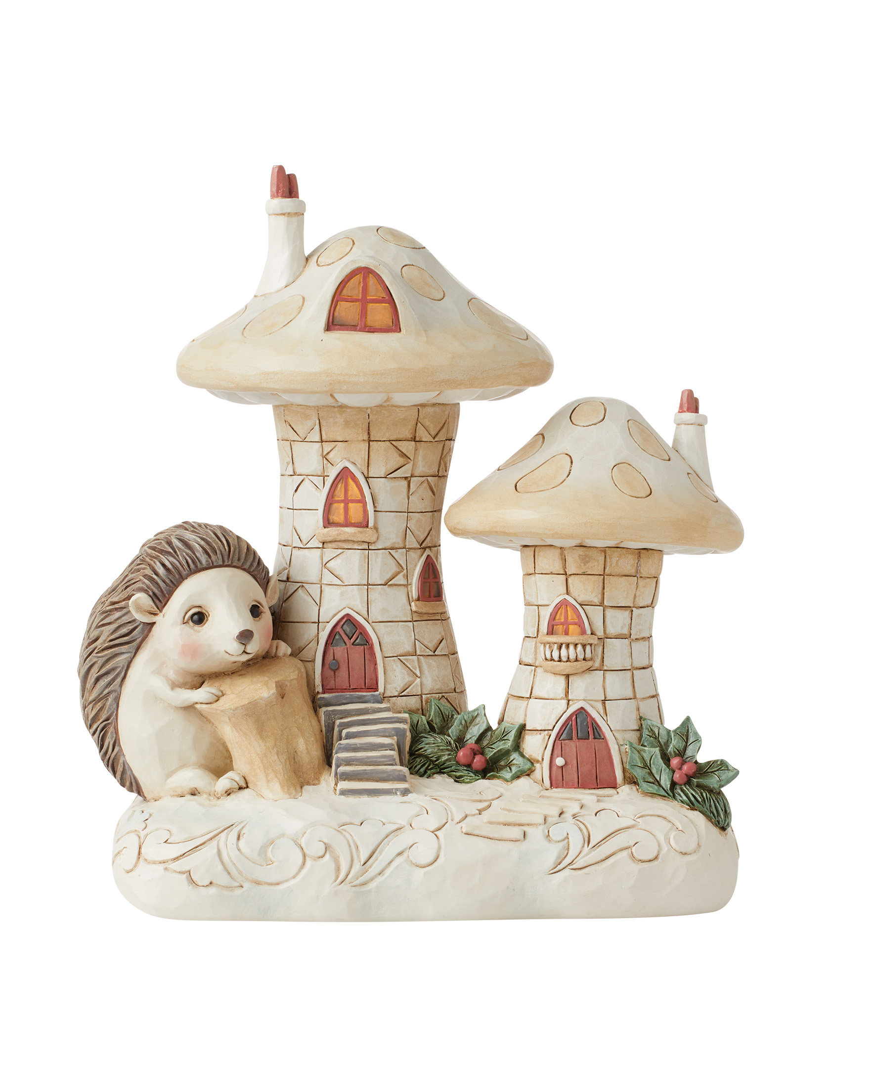 Jim Shore Heartwood Creek Figurine Woodlnd Gnome Lit | Wayfair