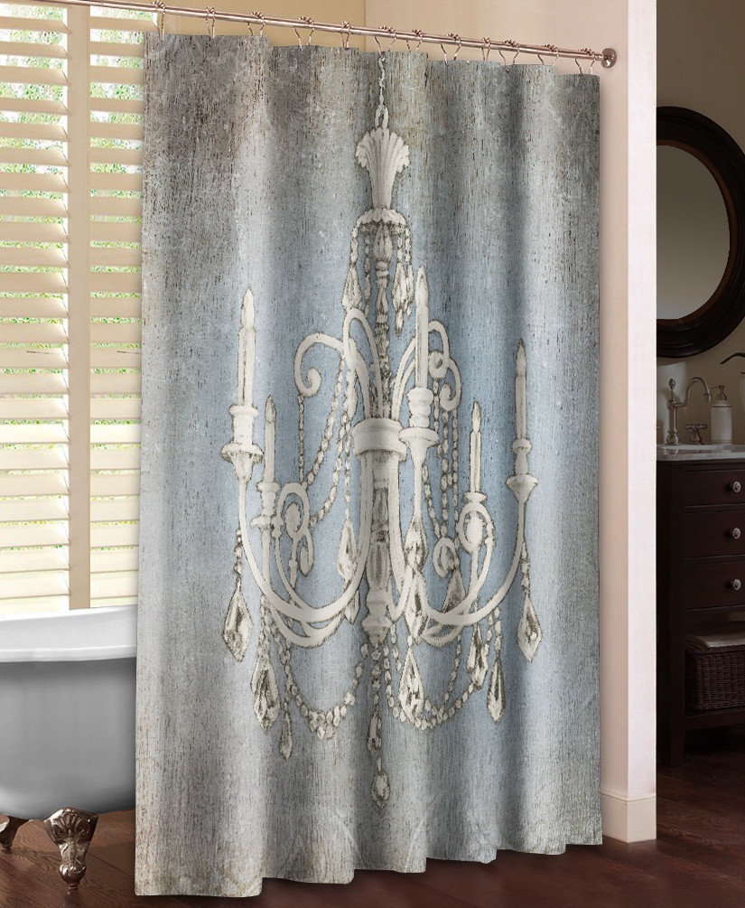 Laural Home Luxurious Lights Single Shower Curtain | Wayfair