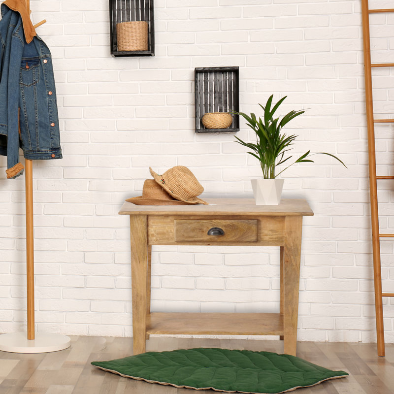 Rosalind Wheeler Charnessa 35'' Solid Wood Console Table | Wayfair