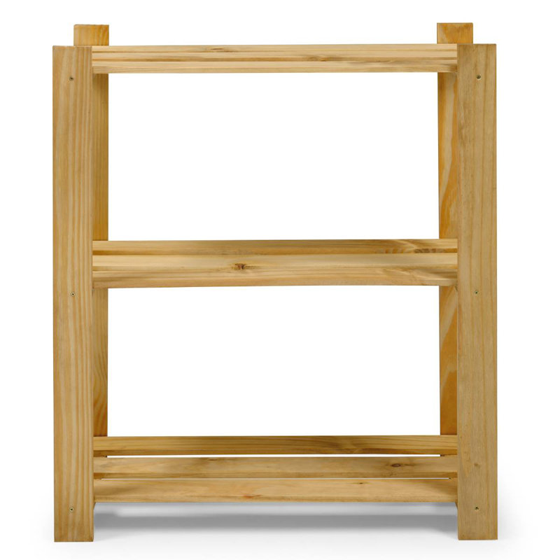 Furniture Dash Utility 29.53" W Solid Wood Shelving Unit & Reviews ...