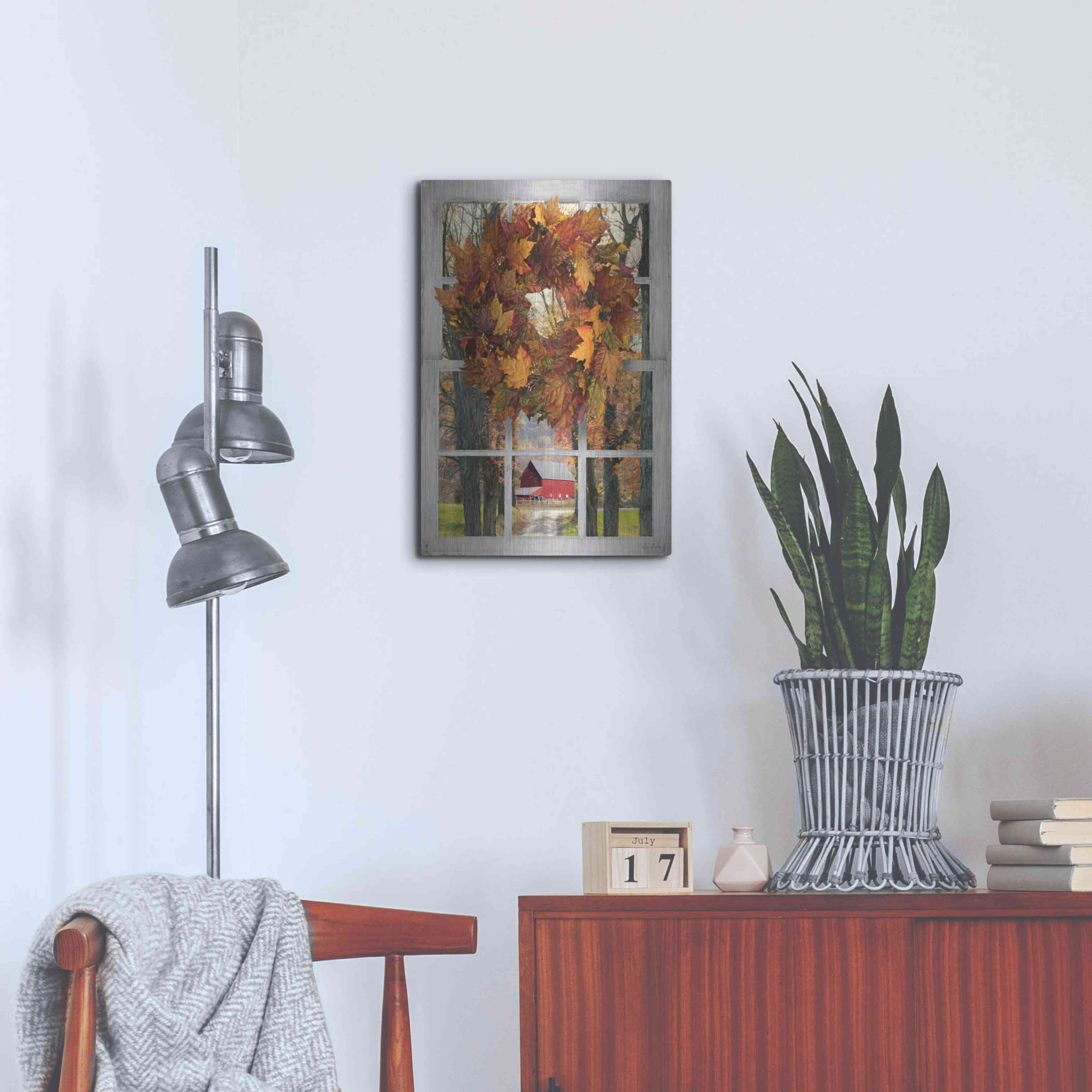 Winston Porter 'Fall Window View II' by Lori Deiter, Metal Wall Art ...
