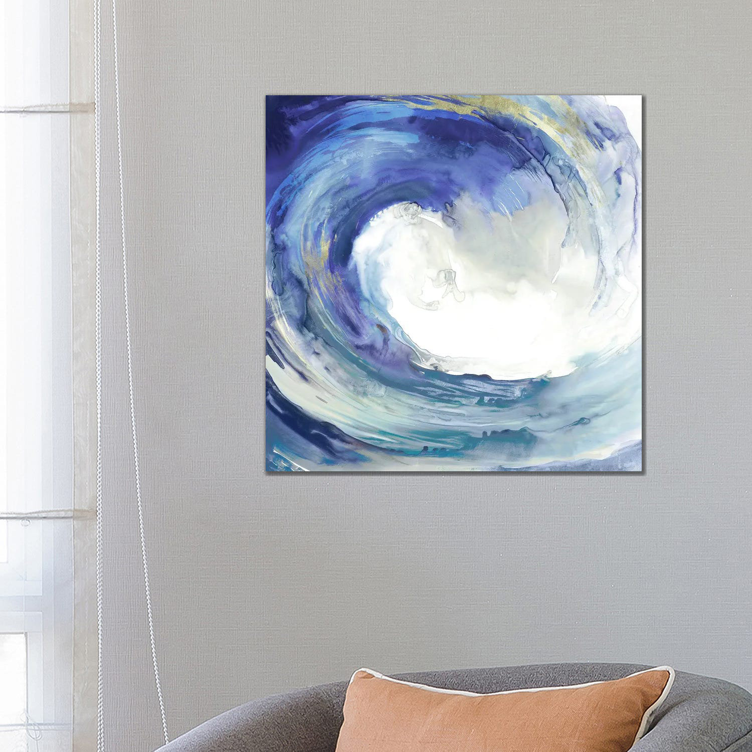 Ivy Bronx Water Collar - Dark Blue 6 Pcs. | Wayfair