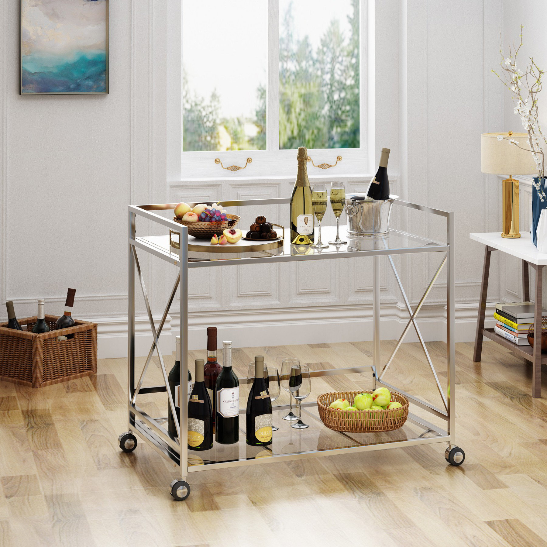 Ivy Bronx BAR CART | Wayfair