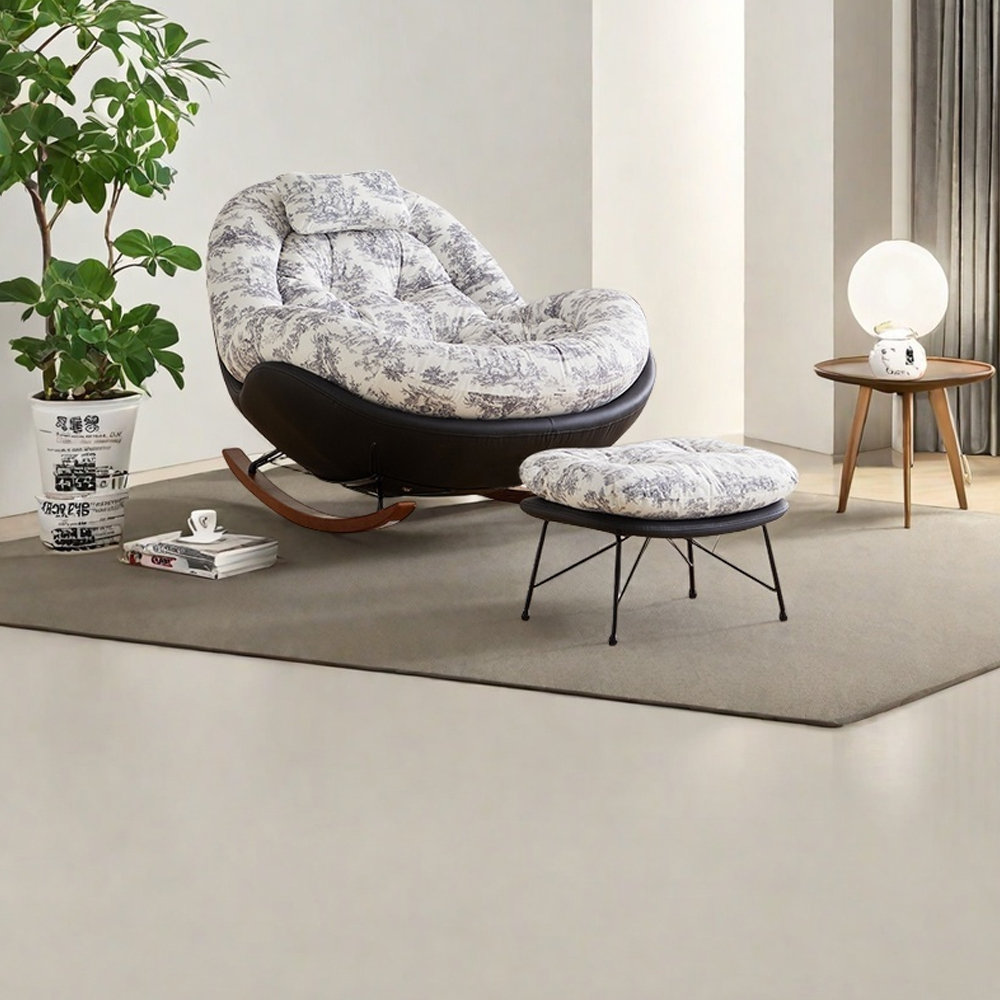 PPEDKS Ergonomic design minimalist rocking chair | Wayfair