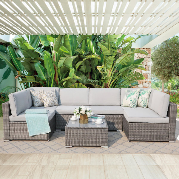 Ivy Bronx Azlyn Seating Group with Cushions & Reviews - Wayfair Canada