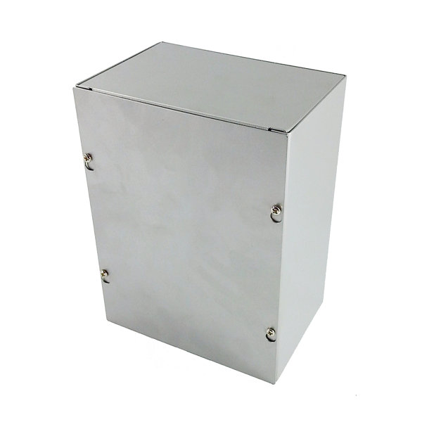 FixtureDisplays Sheet Metal Junction Box with Lift-off Screw Cover, 6 x ...