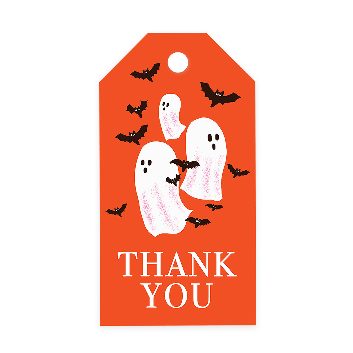 Koyal Wholesale 100-Pack Ghosts And Bats Halloween Gift Tags With ...