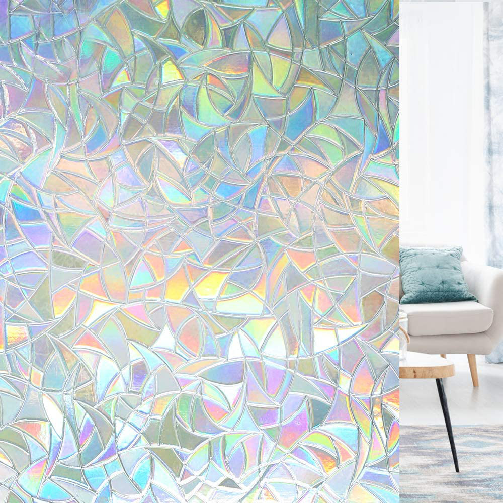 Wrought Studio™ 3D PVC Static Window Cling For Bathroom And Shower ...