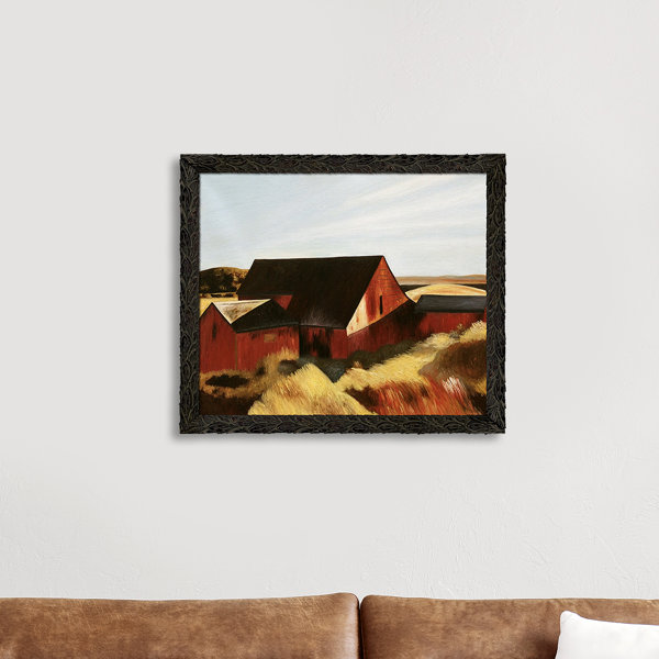 Overstock Art Cobb's Barns, South Truro, 1933 By Edward Hopper With ...
