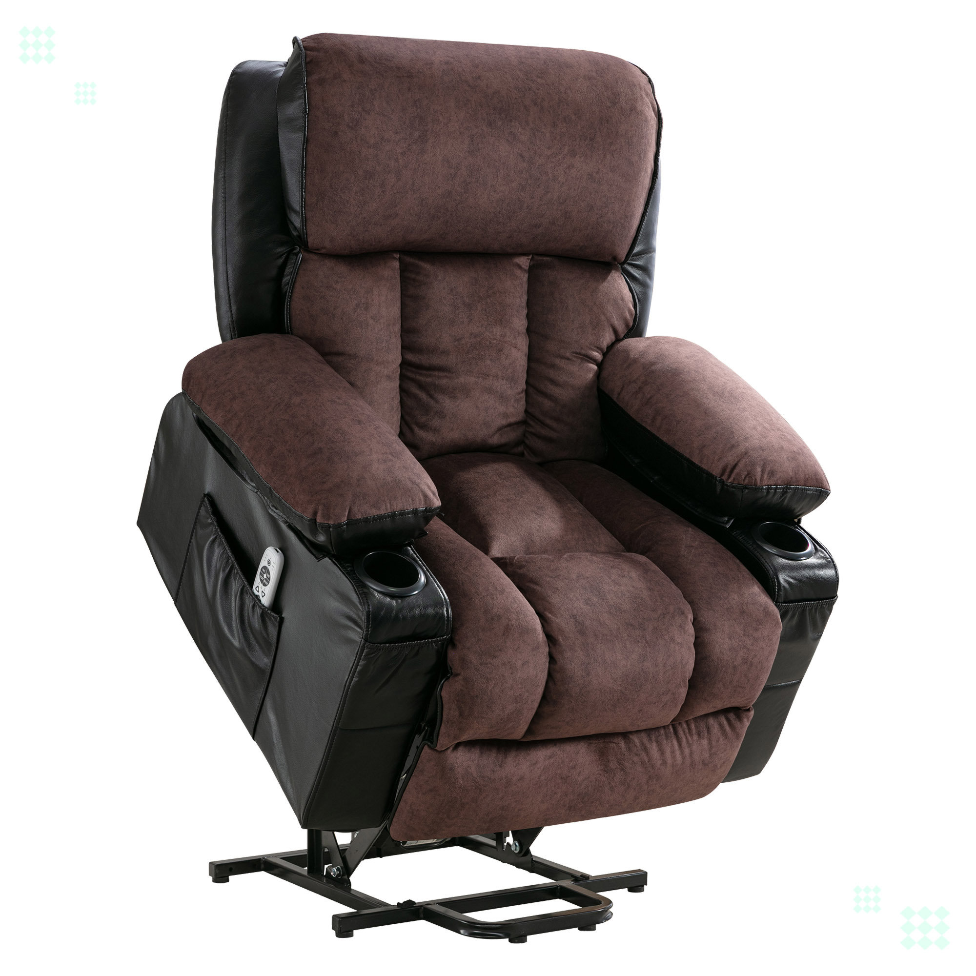 Latitude Run® Purington 36.35" Wide Power Lift Assist Standard Recliner ...